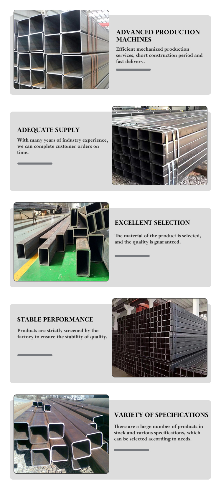 Precision Carbon Steel Rectangular Pipe - Mild Carbon Steel Rectangular ...