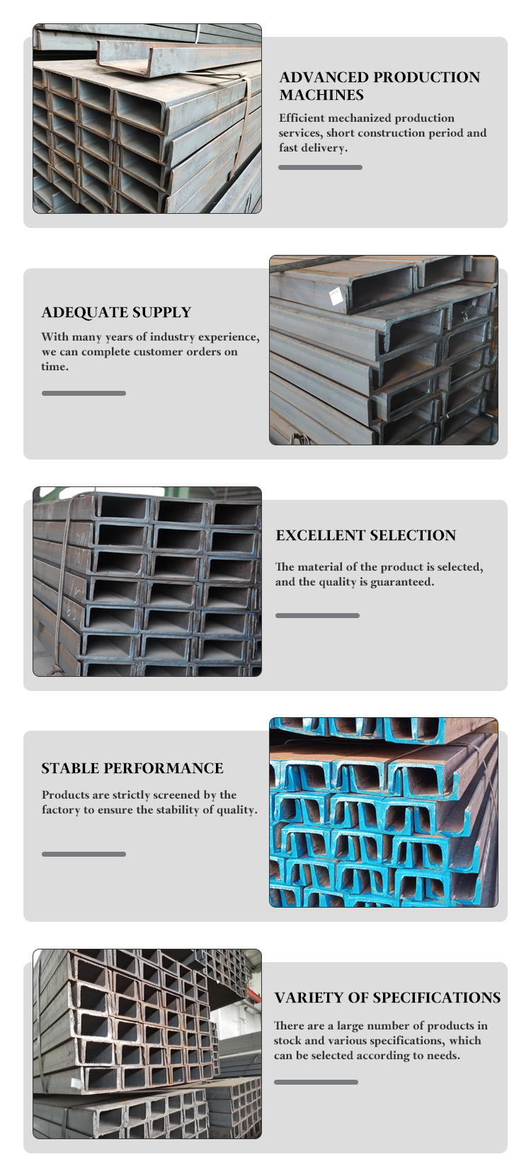 Mild Steel C Channel - Carbon Steel c Channel Manufacturer In China ...